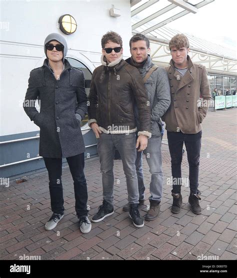Tom Fletcher Danny Jones Harry Judd And Dougie Poynter Mcfly Arriving