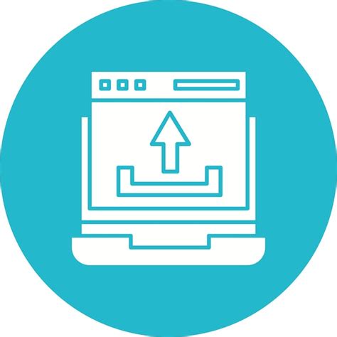 Premium Vector Webpage Upload Vector Illustration Style