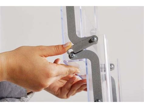 Porte brochures pliable Fold up 810 pour 5 AA livré avec sac de