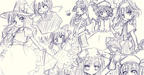 東方 紅魔郷キャラ全員集合！ 珠のイラスト Pixiv