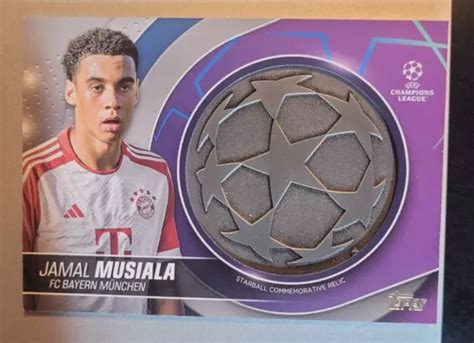 TOPPS UCC UEFA Club Competitions 23 24 Jamal Musiala Starball Relic