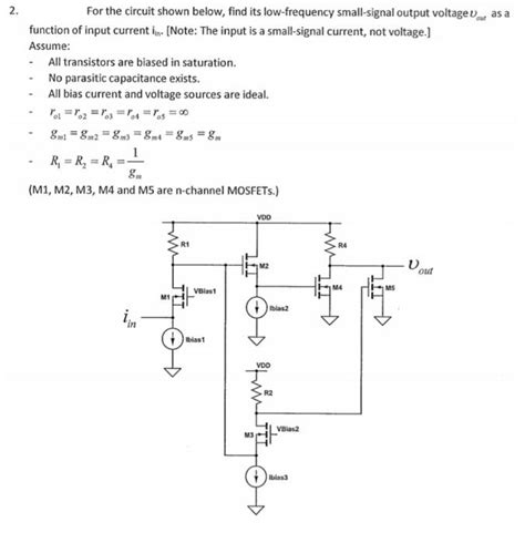 solved for the circuit shown below find its low frequency