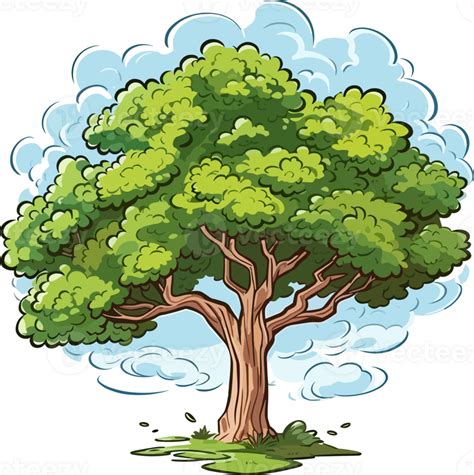 Arbol Dibujo Animado