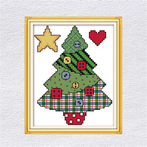 Joy Sunday Merry Christmas наборы для вышивки крестом 14CT узор DMC с ...