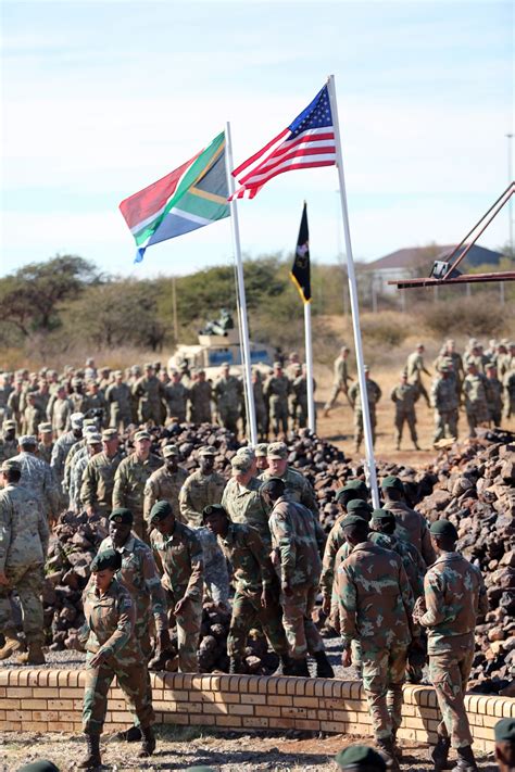Us South African Troops Kick Off Shared Accord 2017 With Ceremonial