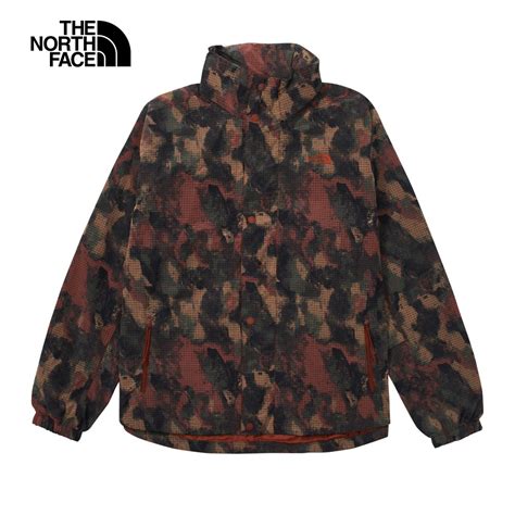 The North Face北面男款棕色dwr防潑水立領防風外套｜83qxomk 蝦皮購物