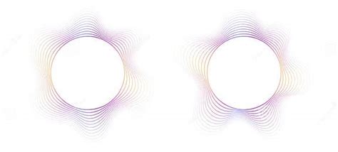 Round Sound Wave Frames Circular Lines Pattern Radial Curvy Shapes Geometric Concentric