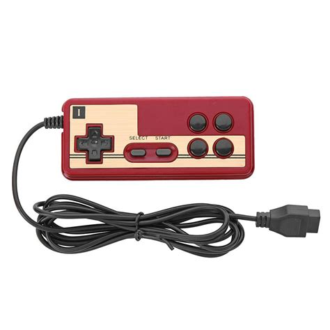 Controlador De Gamepad Con Mango De Jugador De Juego De Máquina Roja Y