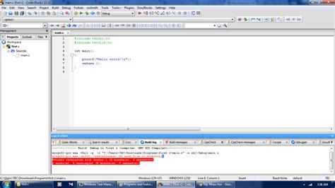 Code Block Lỗi Mingw32 Gccexe Error Createprocess No Such File Or