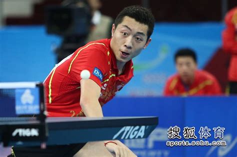 图文：许昕3 1松平健太 许昕表情夸张 搜狐体育
