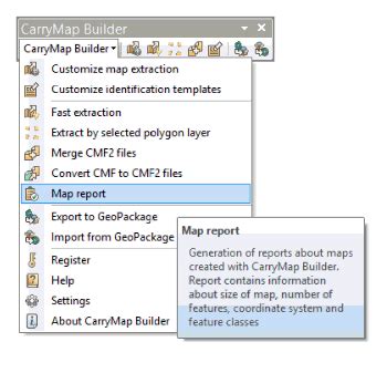 Generating Map Reports