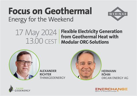 Webinar Flexible Geothermal Power Generation With Modular Orc 17 May