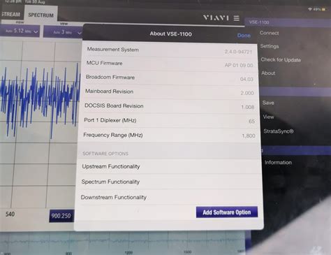 Viavi Jdsu Vse 1100 Digital Spectrum Video Analyzer And Noise Trouble