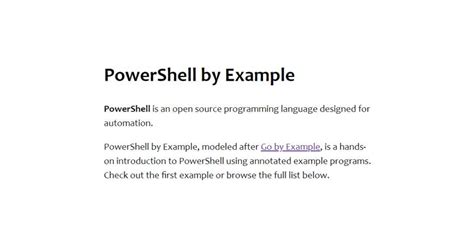 Learning Powershell By Example Gabriela M