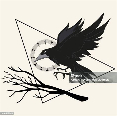 날으는 까마귀의 스케치 손으로 그린 그림이 벡터로 변환되었습니다 벡터 일러스트 레이 션날으는 까마귀의 스케치 손으로 그린 그림이 벡터로 변환되었습니다 벡터 일러스트 레이 션