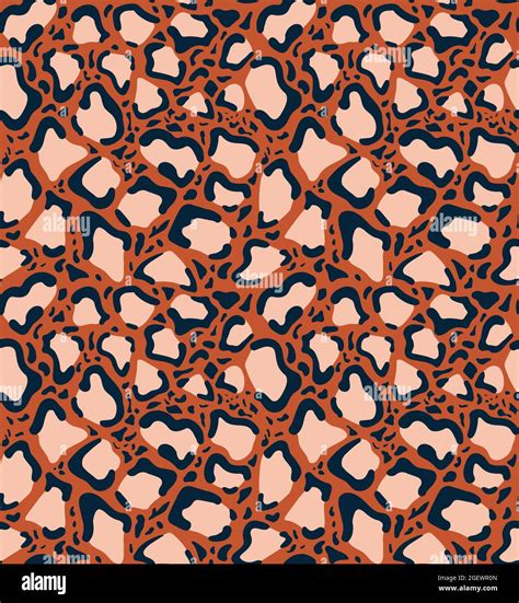 Leopard Pattern Design Vector Illustration Background Stock Vector
