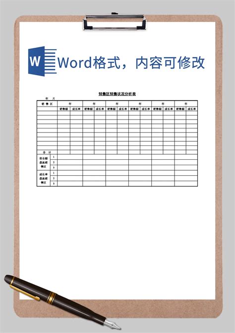 最热免费市场营销业绩分析Word模板 免费市场营销业绩分析Word下载 脚步网