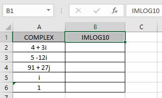 How To Use The IMLOG Function In Excel
