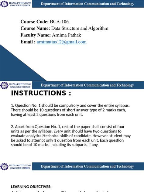 Unit 1 Introduction And Array Pdf Queue Abstract Data Type Data
