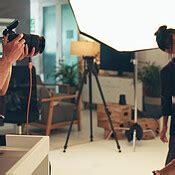 People Photographer And Model With Makeup For Photoshoot Blog