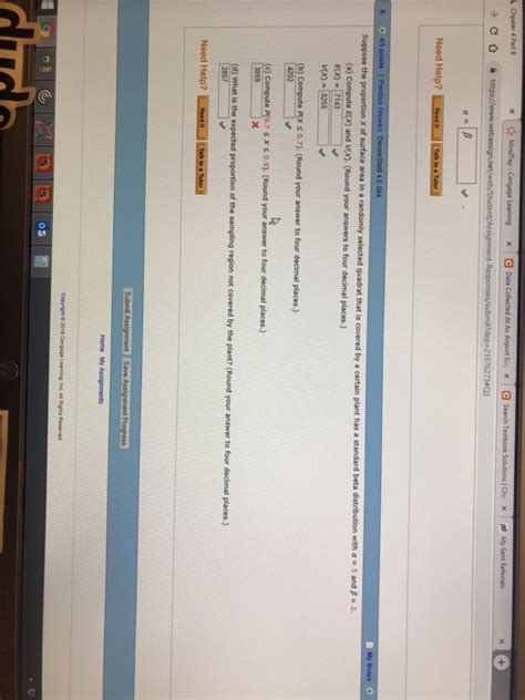 Solved With α 5 And β 2 A Compute E X And X Round