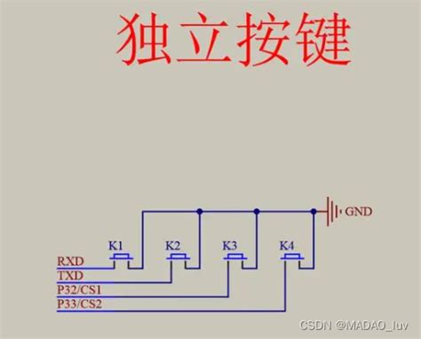Mcu独立按键单控led实现