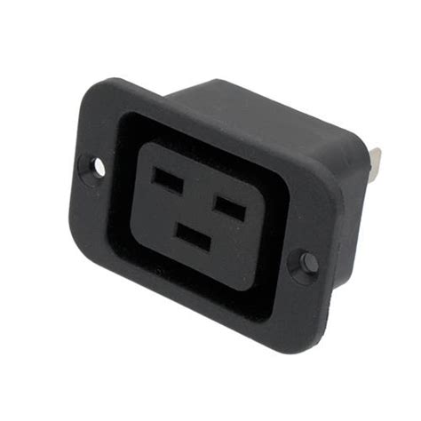 Base Conexion Hembra Iec C19 3 Polos Recto 16a