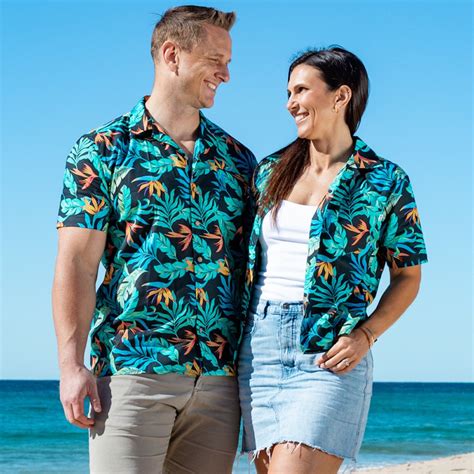 Jungle Fever Mens And Womens Shirts Hawaiian Cruise Wear Island Style