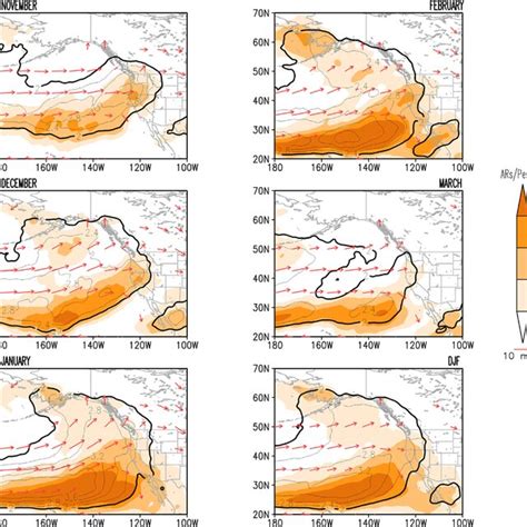 Monthly Standard Deviation And Climatology Of Atmospheric River Ar
