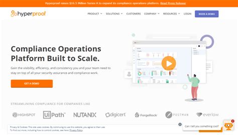 Hyperproof An Enterprise Governance Compliance And Risk Management