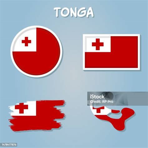 旗とトンガのベクター画像地図青の背景 なわばり意識のベクターアート素材や画像を多数ご用意 なわばり意識 アフリカ