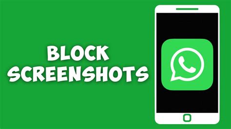 How To Block Screenshots On WhatsApp YouTube