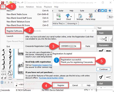 Crescendo Music Notation Software Free License Key