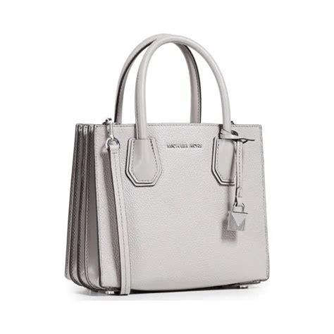 迈克高仕michael Kors 灰色 皮革 女士 手提包 30f8sm9m2t081 小迈步海淘品牌官网