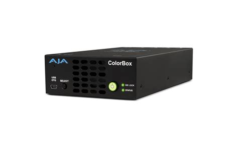 Aja Colorbox In Line Hdr Sdr Algorithmic And Lut Color Transforms