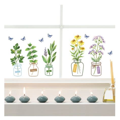 나무자전거 반짝이펄스티커 Uni G 5007 보테니컬유리화병꽃욕실주방유리창꾸미기나무자전거 시트지 그래픽스티커 레터링전문