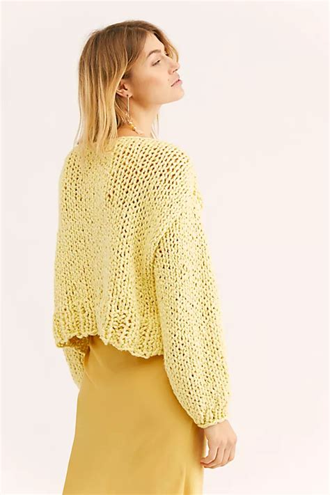 Off Her Shoulder Cable Sweater Free People