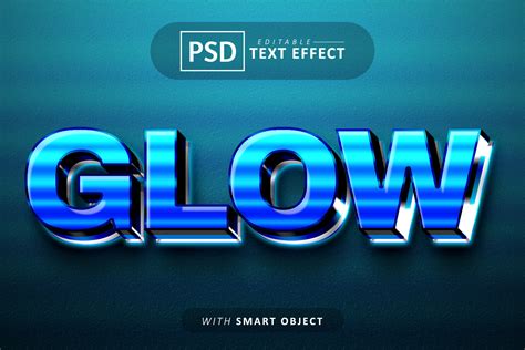 Glow Text Effect Editable Graphic By Aglonemadesign Creative Fabrica
