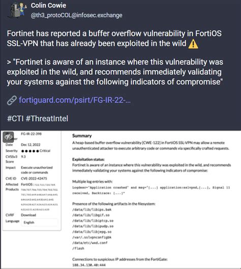 Fortinet Urges Customers To Patch Actively Exploited Ssl Vpn Vulnerability