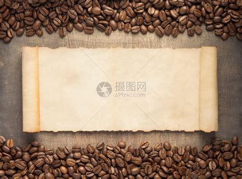 顶视图木桌背景的咖啡豆高清图片下载 正版图片304631857 摄图网