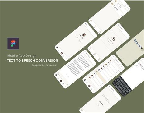Text To Speech Conversion Mobile App UI Design In 2024 Mobile Ui Patterns Ui Design App Ui