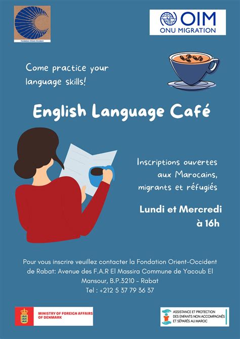 English Language Cafe Fondation Orient Occident