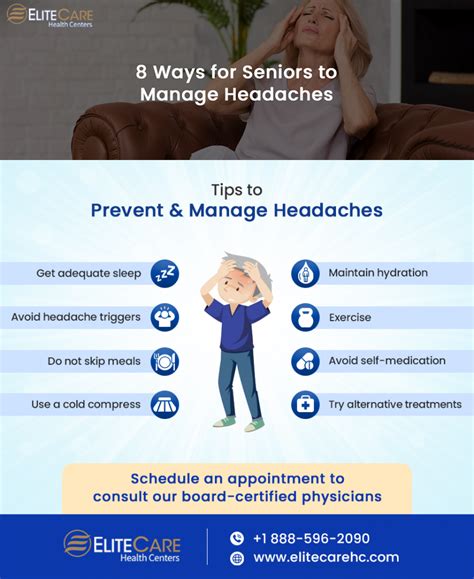 8 Ways To Manage Headaches In The Elderly Elitecare