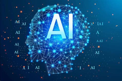 Ai Glowing Brain Illustration Digital Neural Network Futuristic