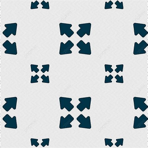 Vector Seamless Pattern Featuring Geometric Texture With An Icon Sign For Screen Size And Video