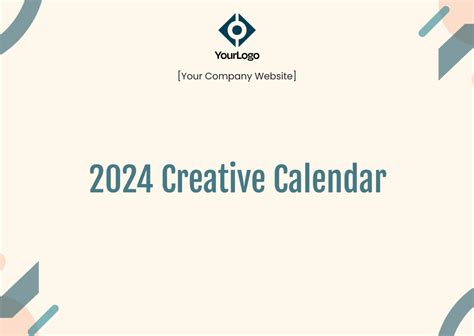 Free Creative Calendar Template To Edit Online