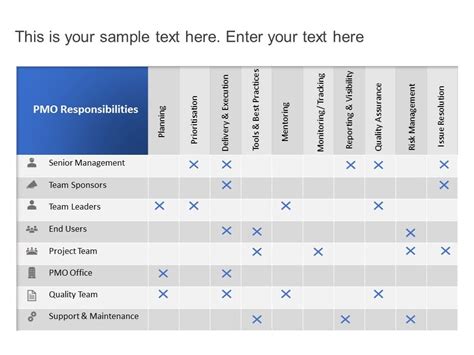 Animated Pmo Roles And Responsibilities Powerpoint Template Riset
