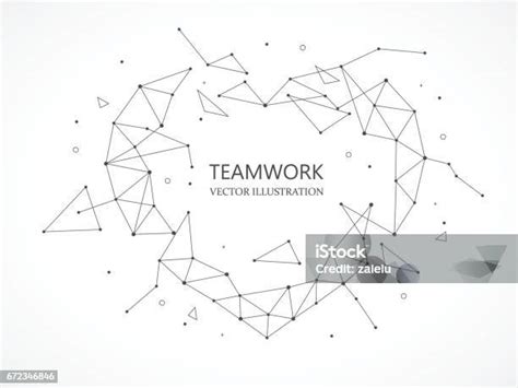 와이어 메쉬 깨진된 다각형 요소 심장 모양으로 연결 된 선과 점 들입니다 연결 구조입니다 디지털 데이터 시각화입니다 하트 모양에 대한 스톡 벡터 아트 및 기타 이미지