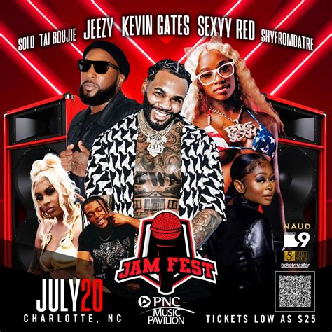 Jam Fest 2024 Featuring Kevin Gates Sexyy Red And More 1053 Rnb