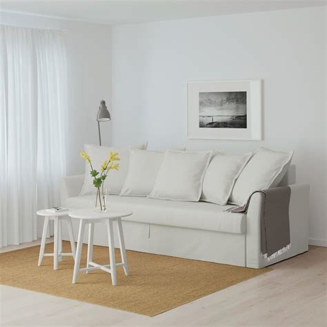 Holmsund Sleeper Sofa Orrsta Light White Gray Ikea